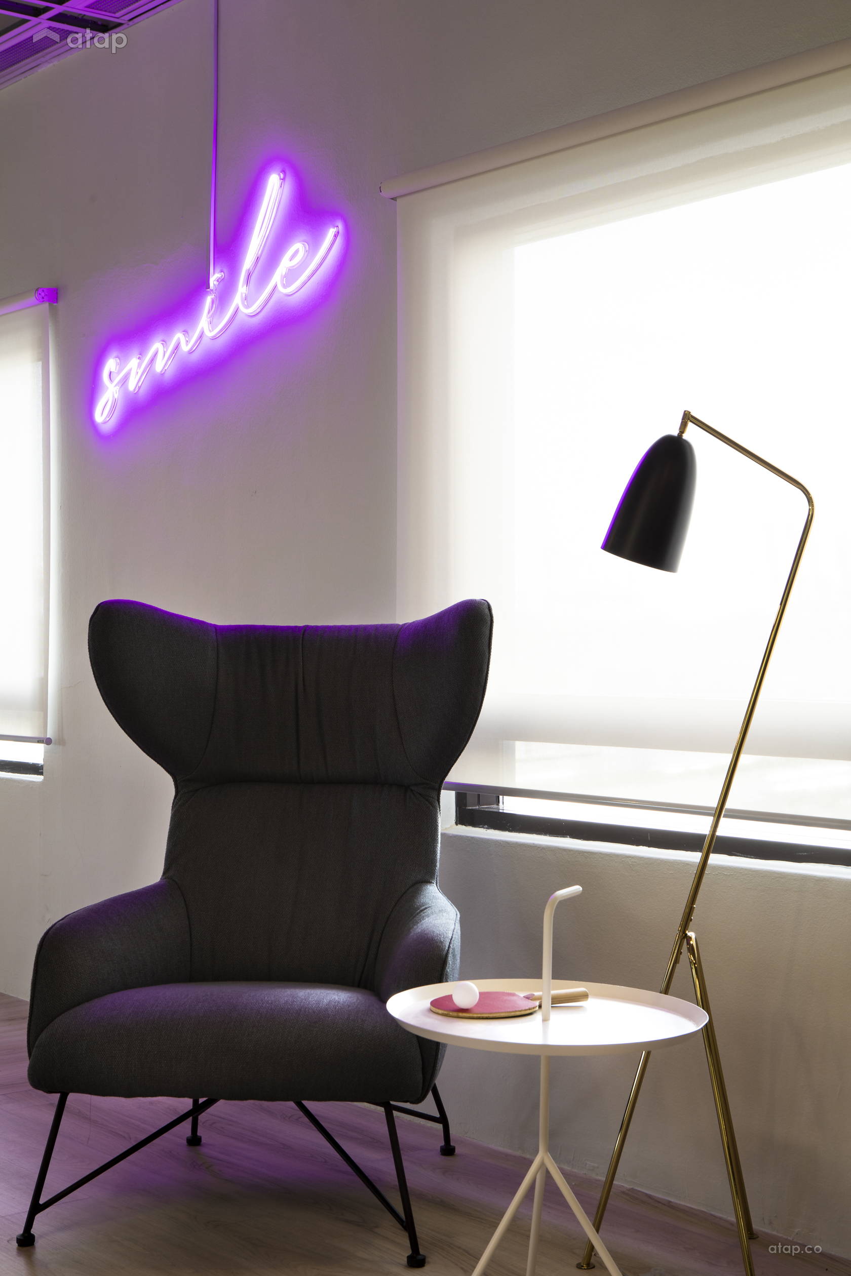 Contemporary Modern Office Study Room skyscraper design ideas & photos ...