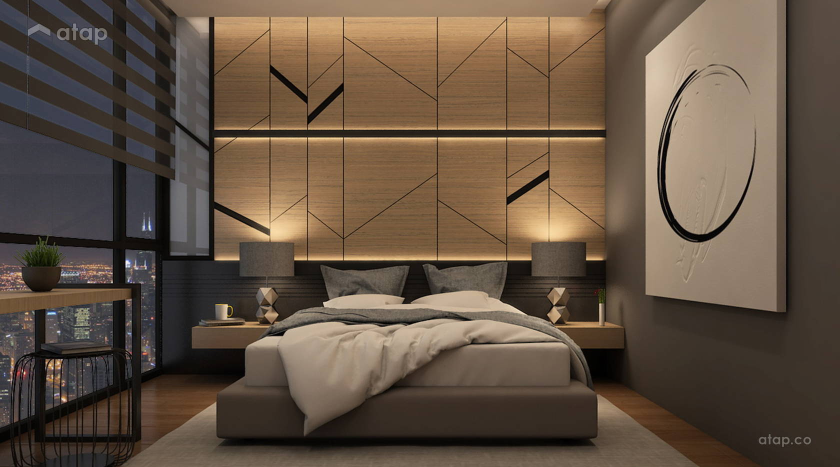 Contemporary Modern Bedroom condominium design ideas & photos Malaysia ...
