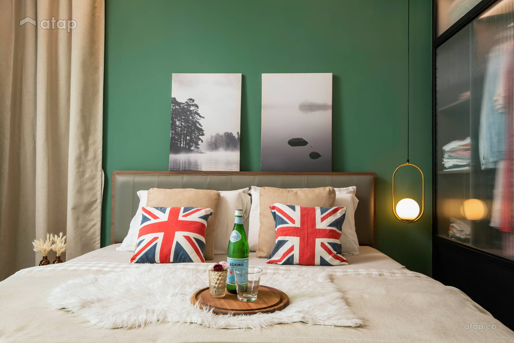 Industrial Vintage Bedroom condominium design ideas & photos Malaysia ...