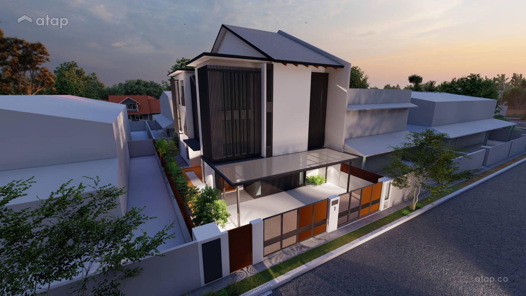 3 Story Semi Detached House