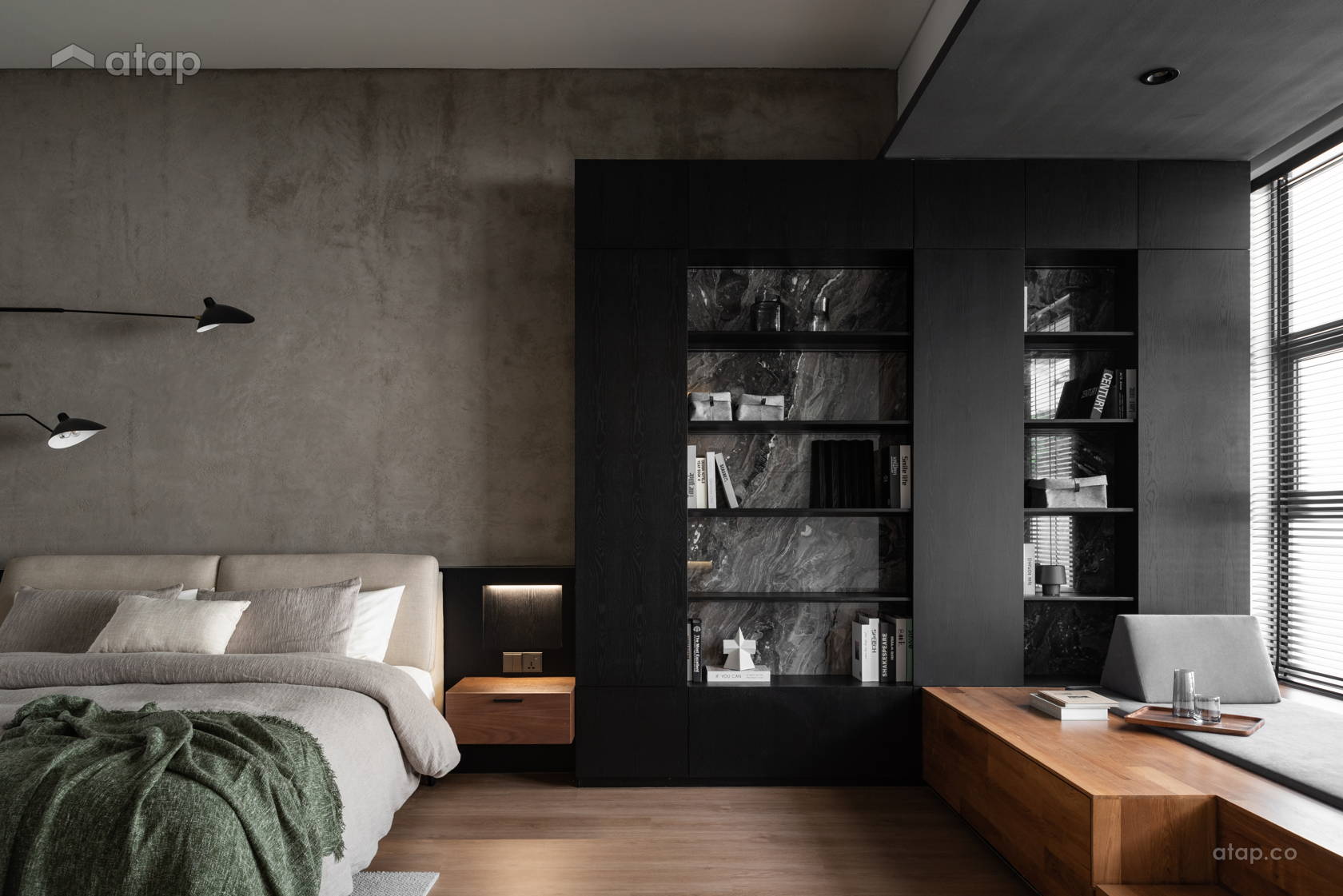 Minimalistic Bedroom terrace design ideas & photos Malaysia | Atap.co