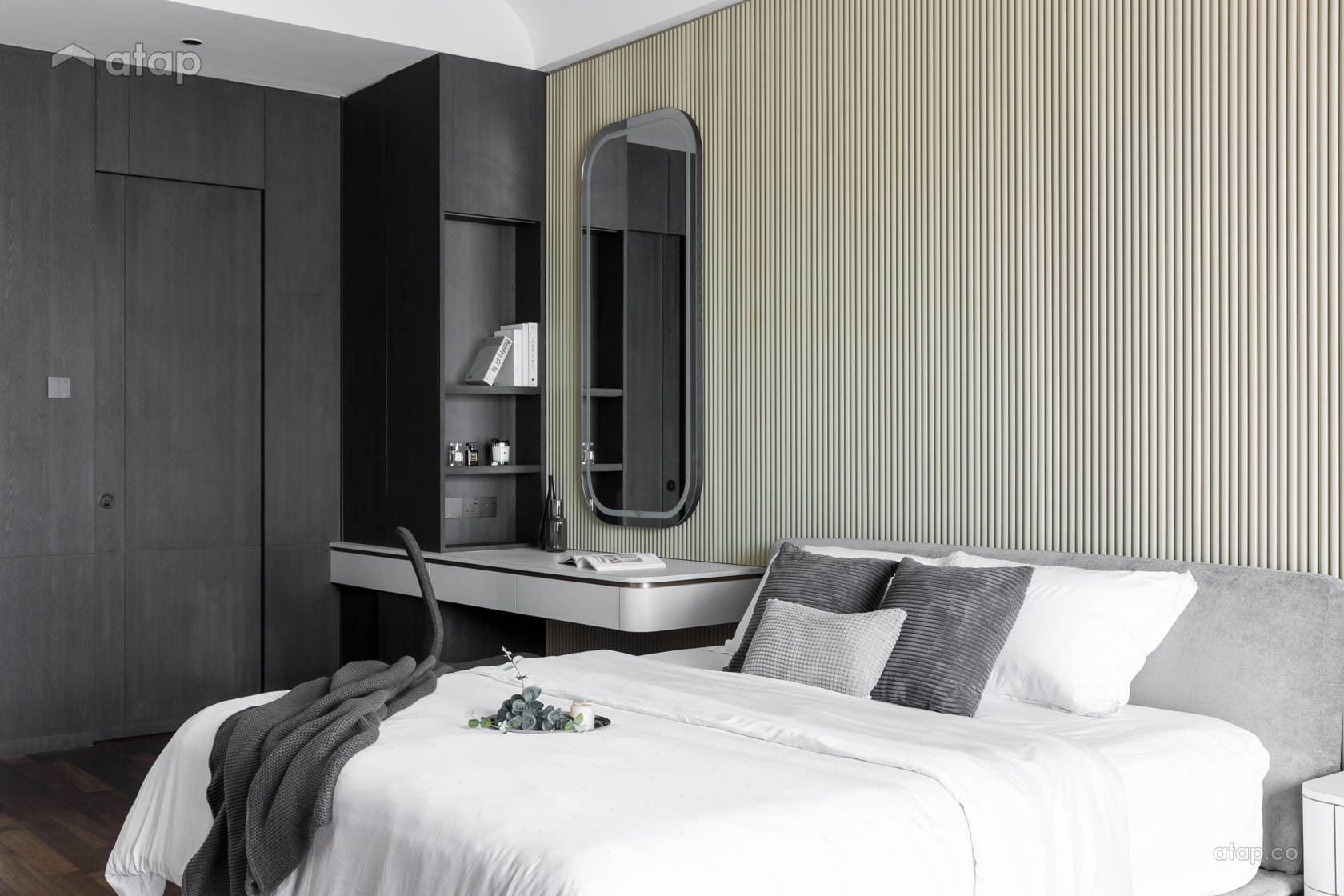 Minimalistic Modern Bedroom semi-detached design ideas & photos ...