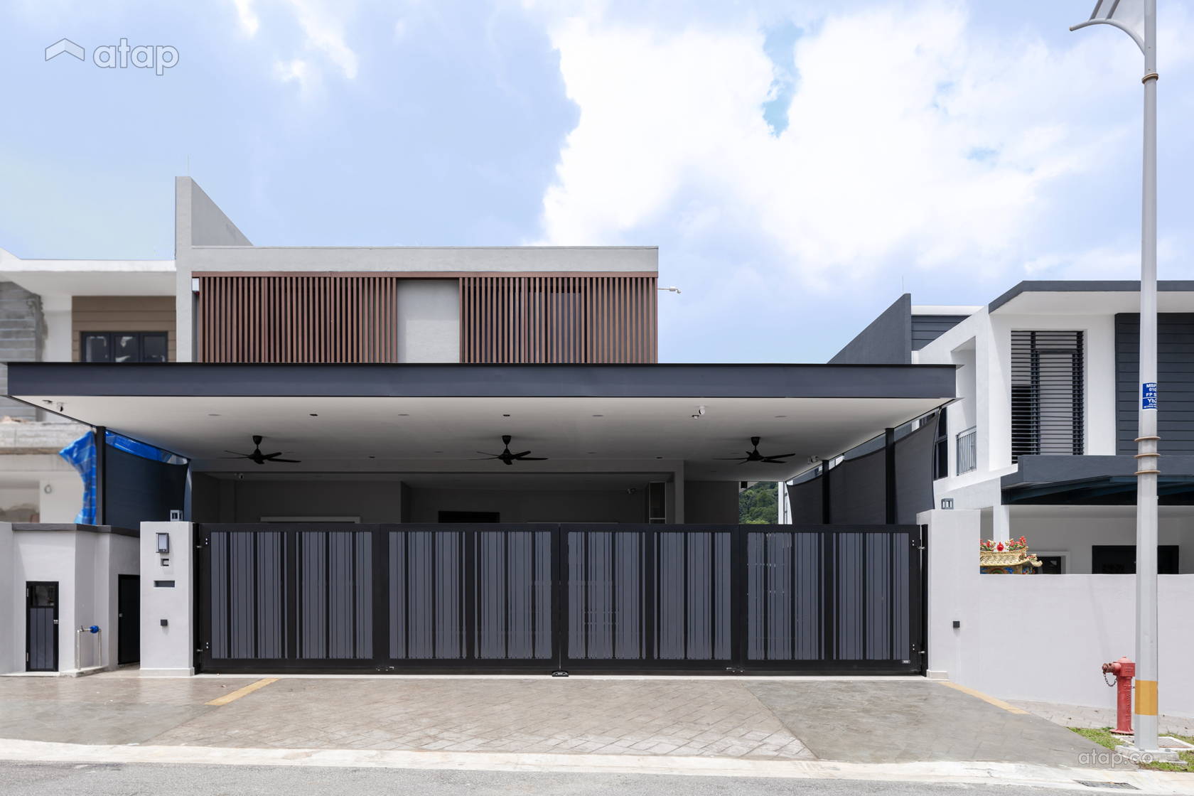 Contemporary Modern Exterior semi-detached design ideas & photos ...