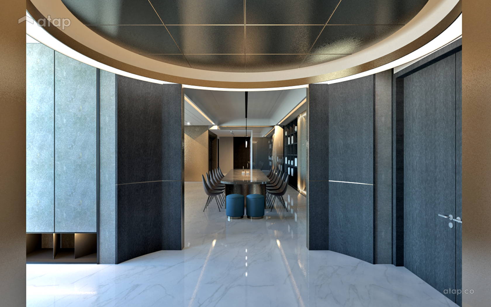 Contemporary Modern Foyer condominium design ideas & photos Malaysia ...