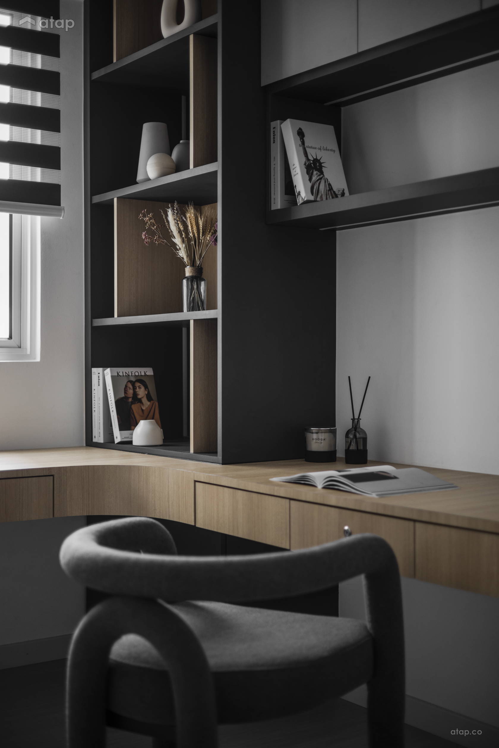 Minimalistic Study Room condominium design ideas & photos Malaysia ...