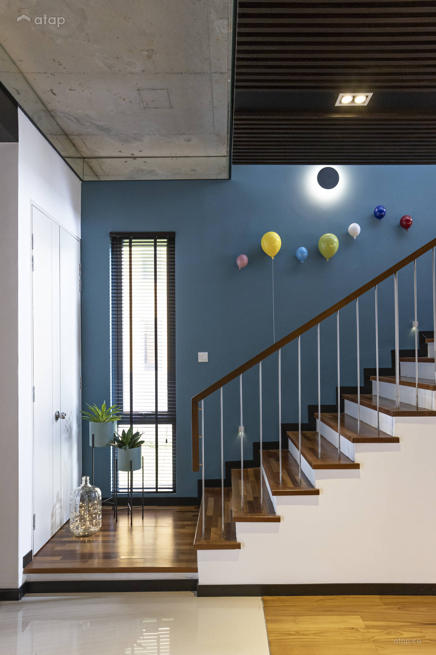 Contemporary Industrial terrace design ideas & photos Malaysia | Atap.co