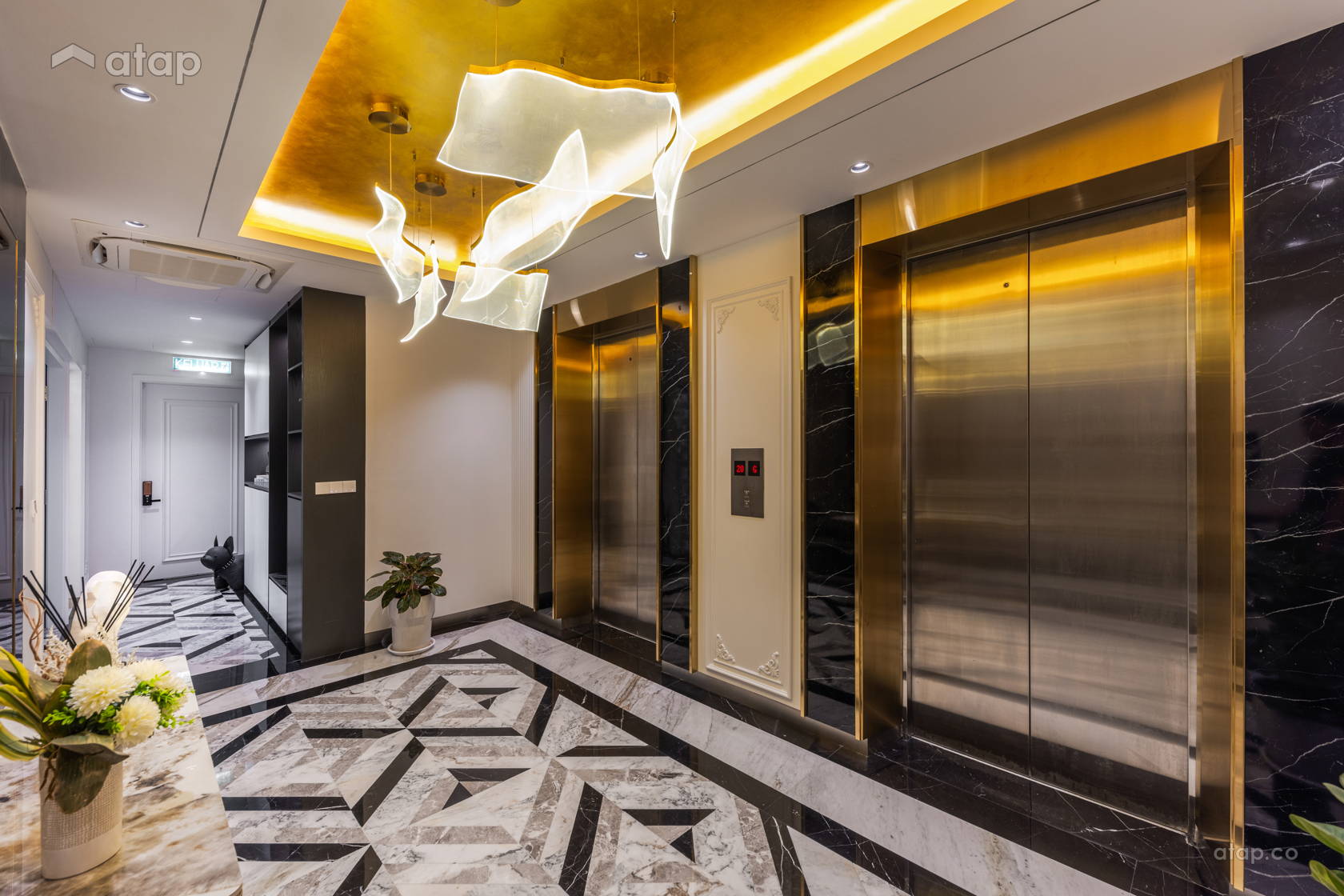 Contemporary Modern Foyer condominium design ideas & photos Malaysia ...