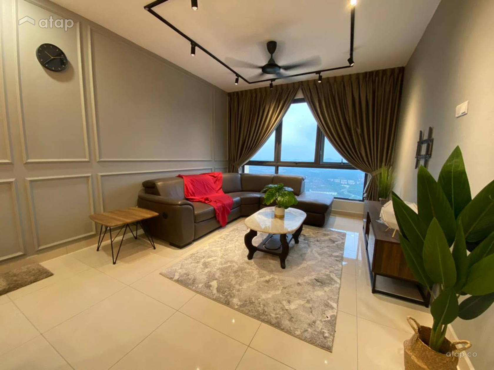 Contemporary Living Room condominium design ideas & photos Malaysia ...