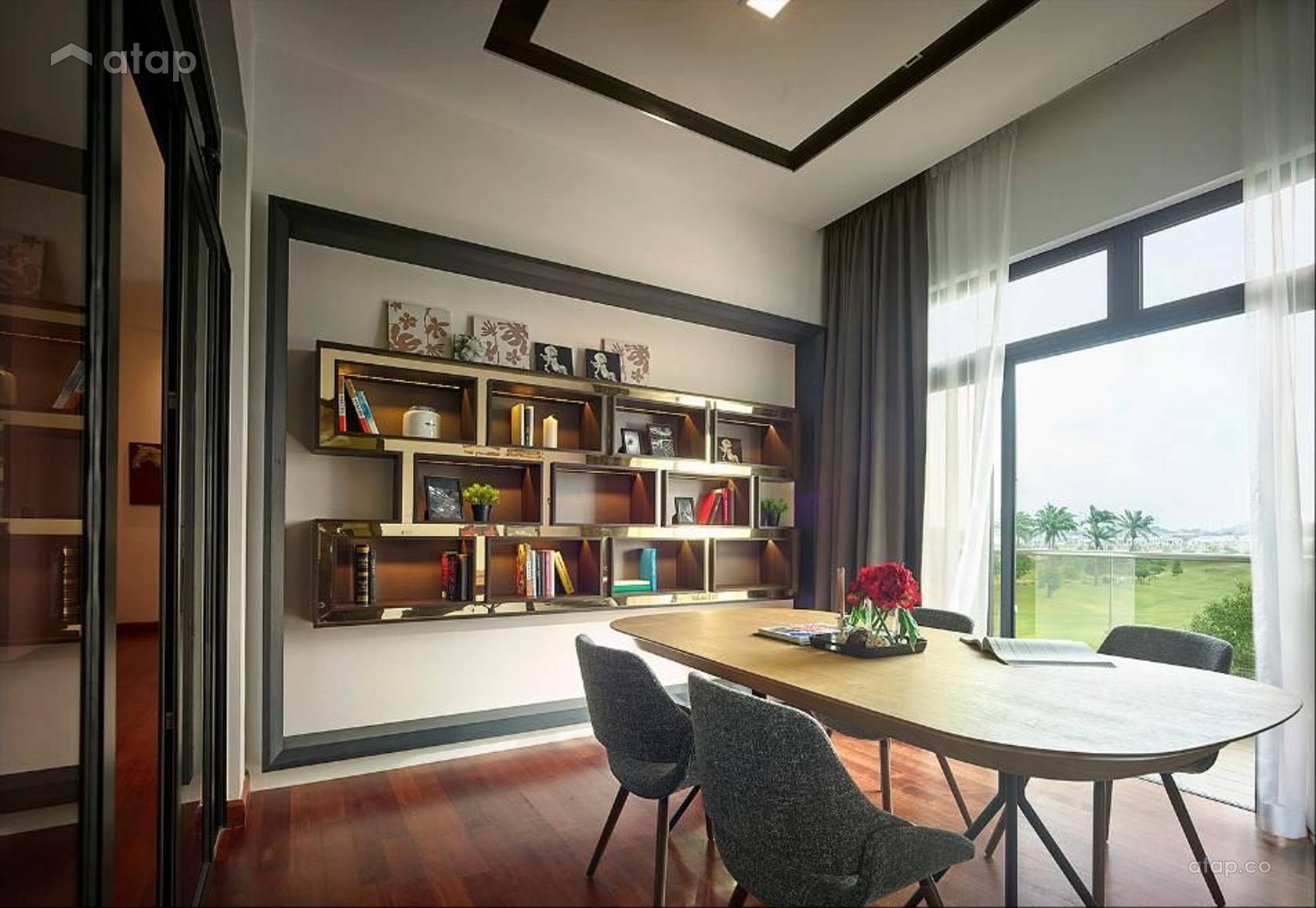 Zen Study Room bungalow design ideas & photos Malaysia | Atap.co