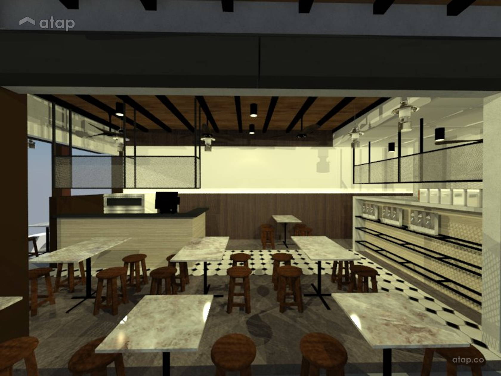Dining Room shophouse design ideas & photos Malaysia | Atap.co