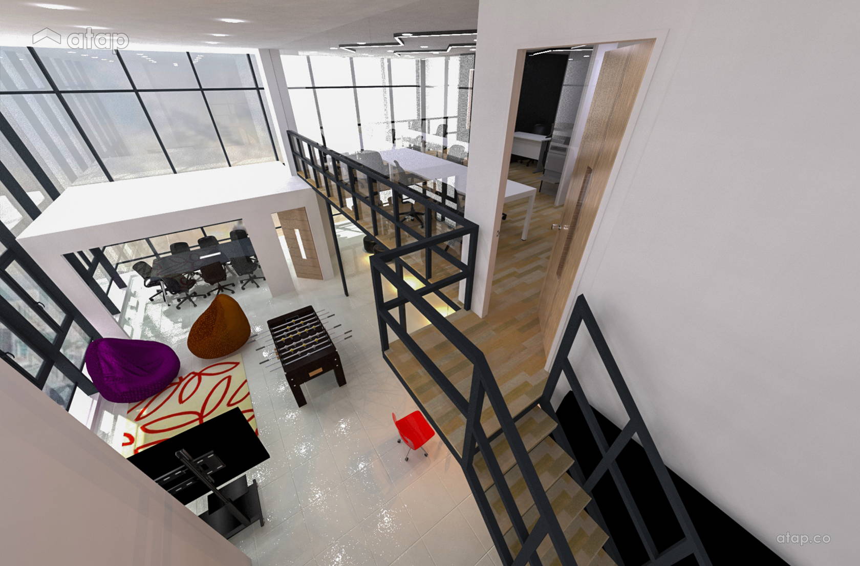 Contemporary Modern Foyer Office others design ideas & photos Malaysia ...
