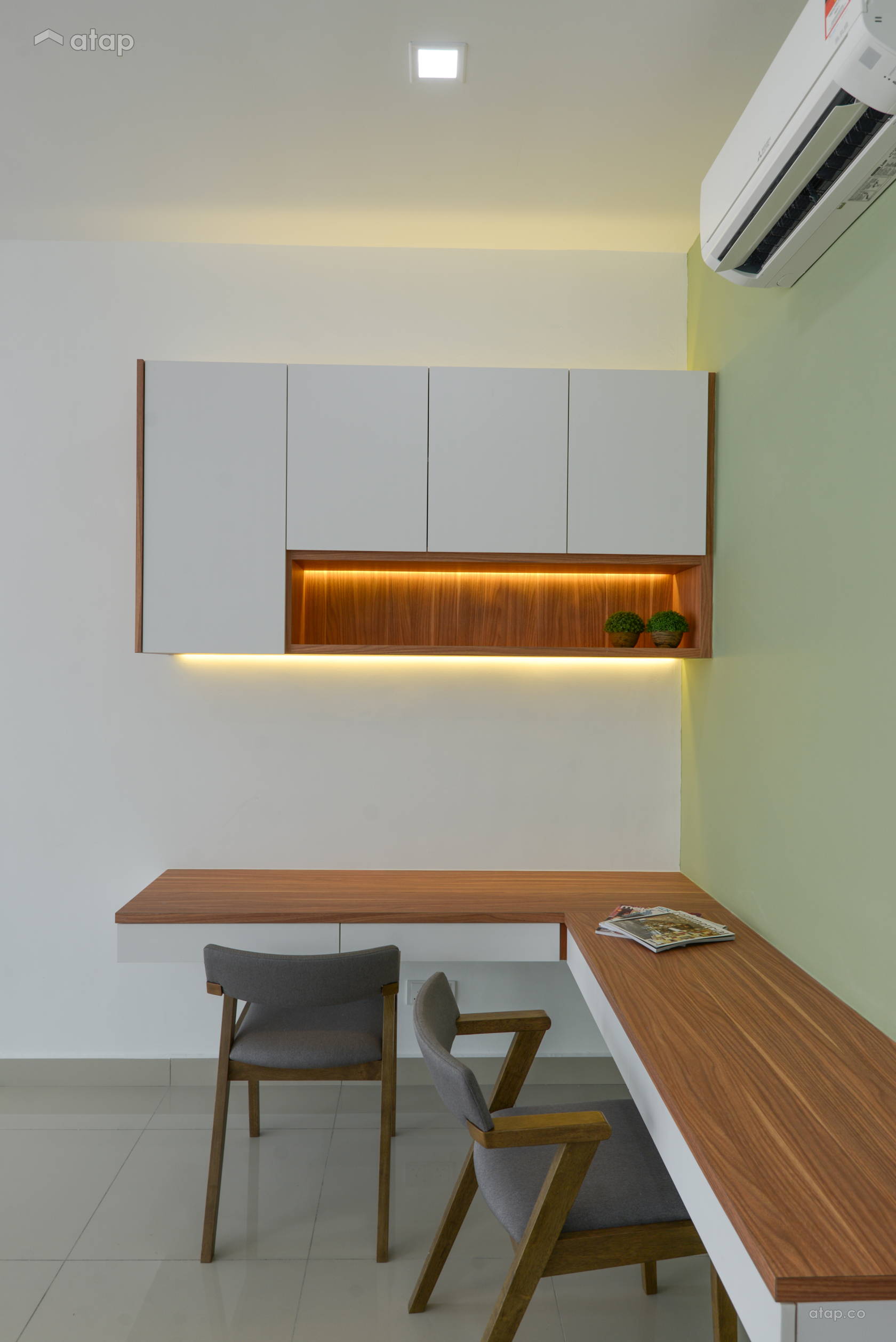 Scandinavian Study Room terrace design ideas & photos Malaysia | Atap.co