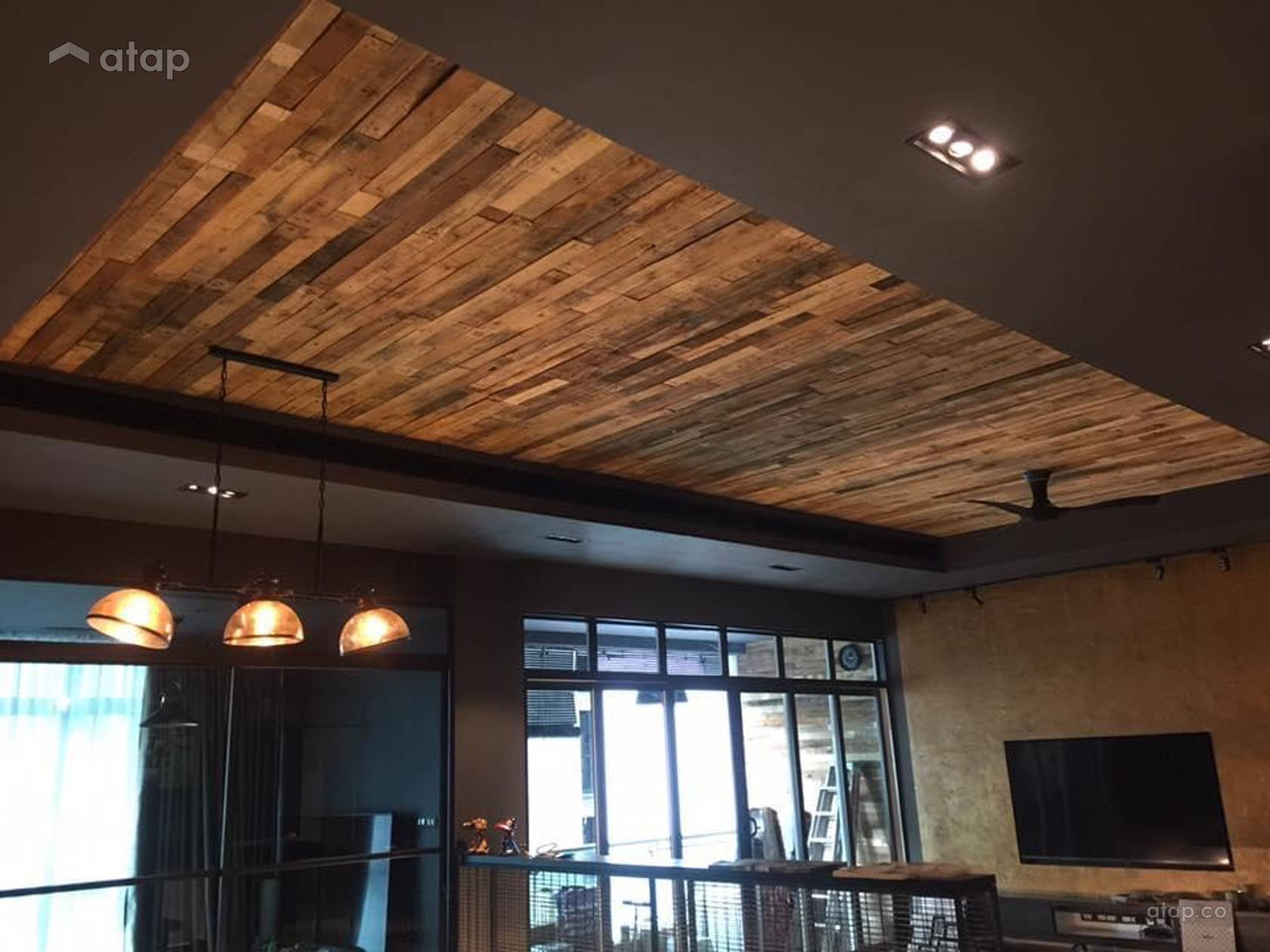 Industrial Rustic apartment design ideas & photos Malaysia | Atap.co