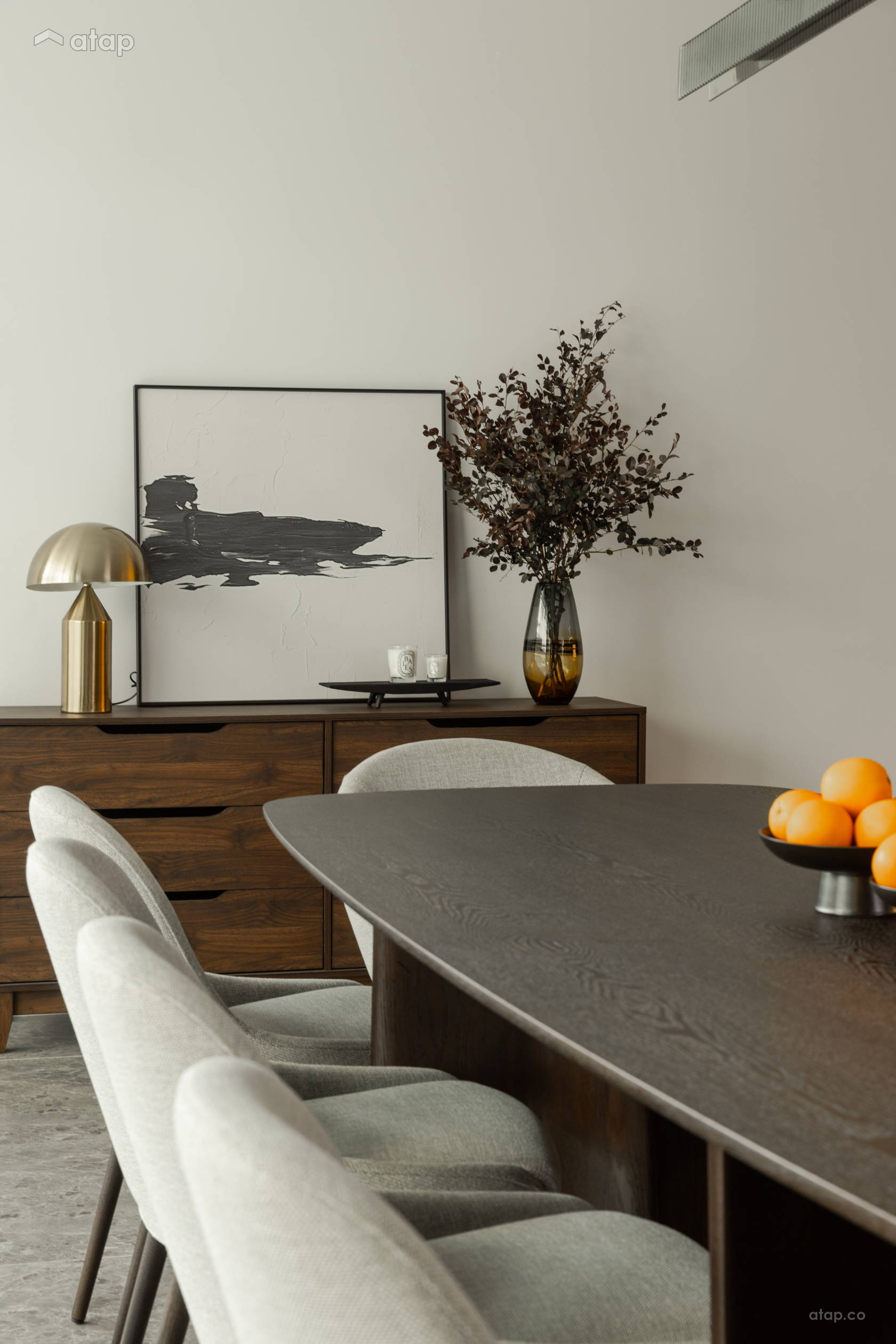Contemporary Modern Dining Room semi-detached design ideas & photos ...