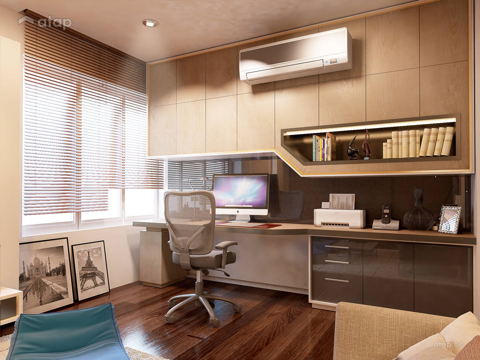 Contemporary Study Room semi-detached design ideas & photos Malaysia ...