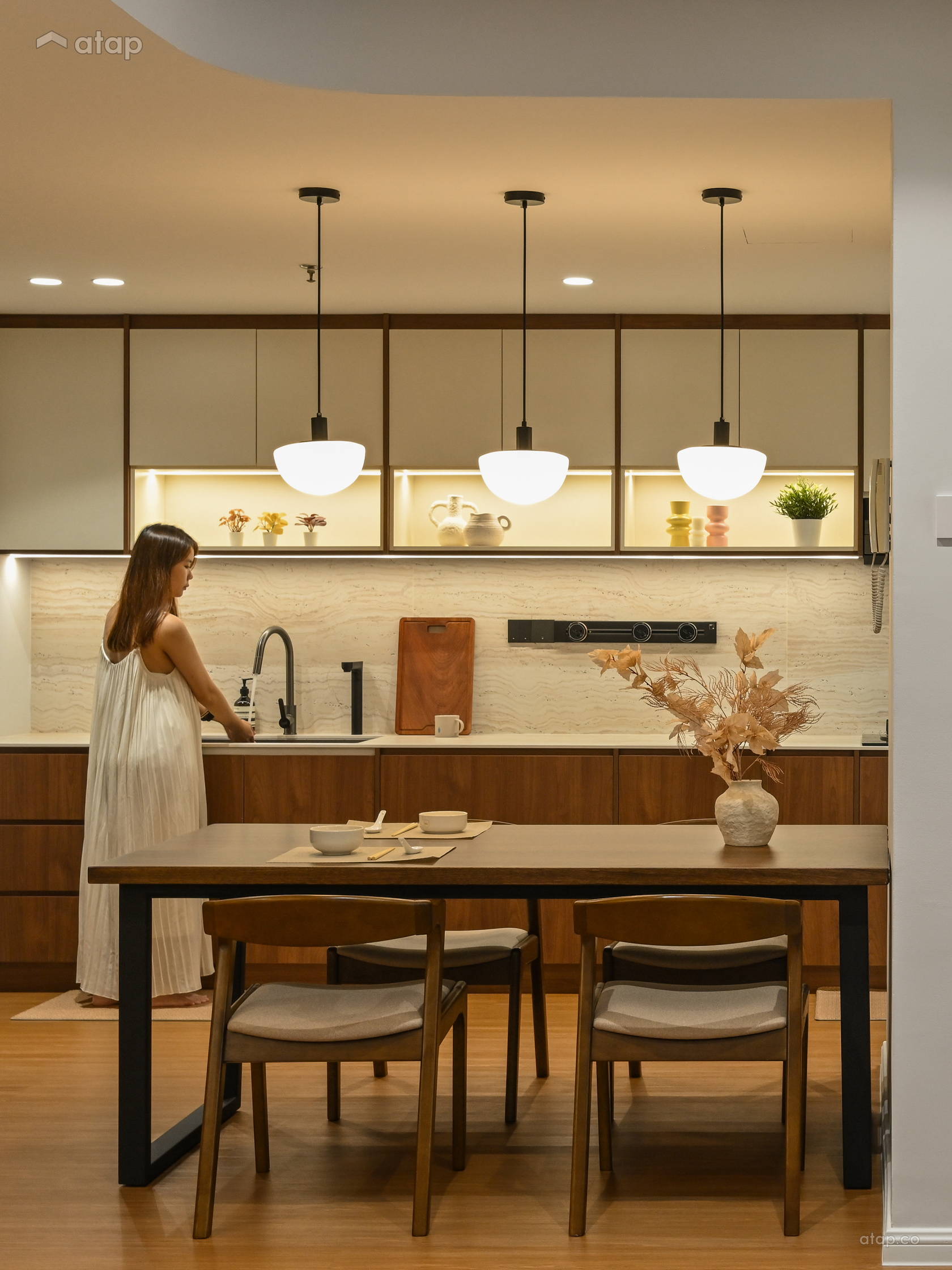 Zen Kitchen condominium design ideas & photos Malaysia | Atap.co