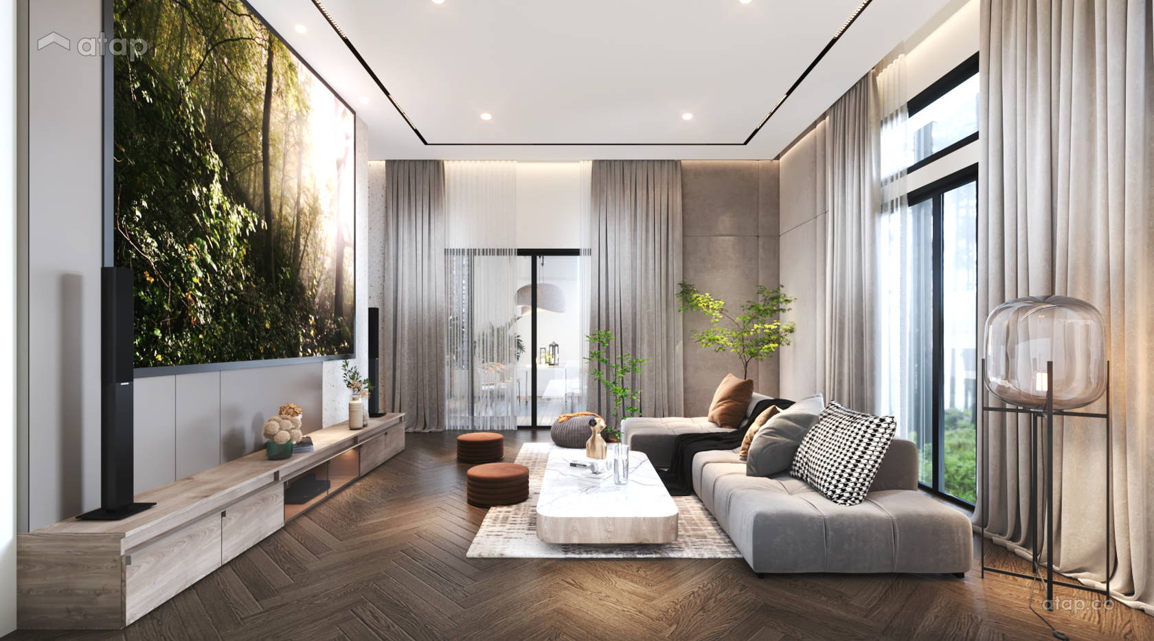 Modern Scandinavian bungalow design ideas & photos Malaysia | Atap.co