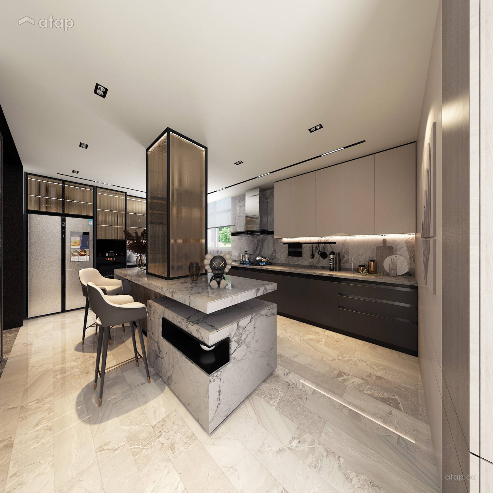 Modern Kitchen bungalow design ideas & photos Malaysia | Atap.co