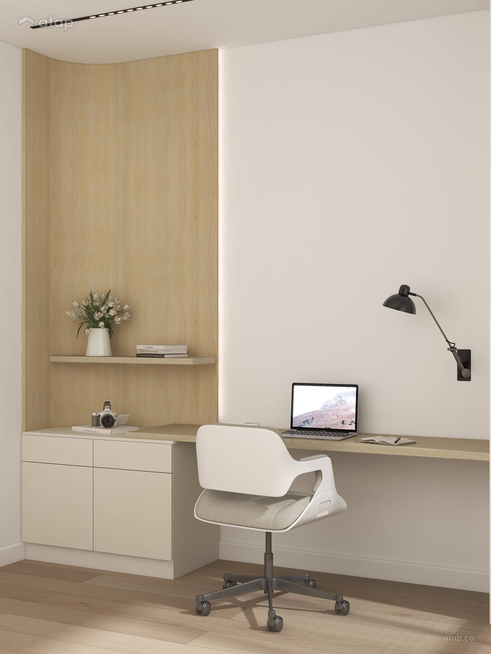 Minimalistic Study Room condominium design ideas & photos Malaysia ...