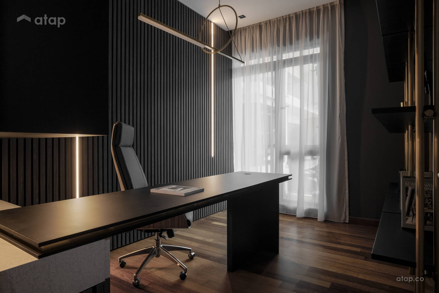 Contemporary Modern Study Room condominium design ideas & photos ...