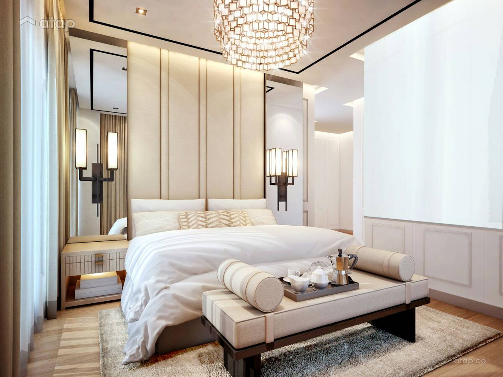 Contemporary Modern Bedroom Condominium Design Ideas Photos Malaysia