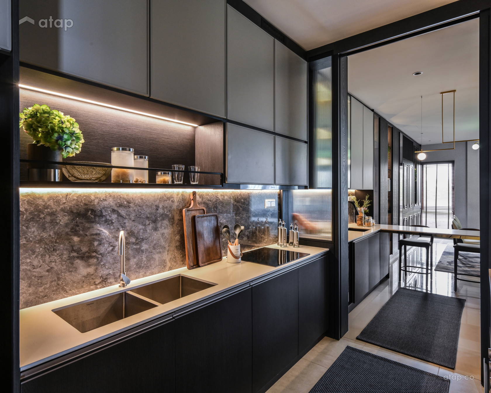 Classic Modern Kitchen semi-detached design ideas & photos Malaysia ...