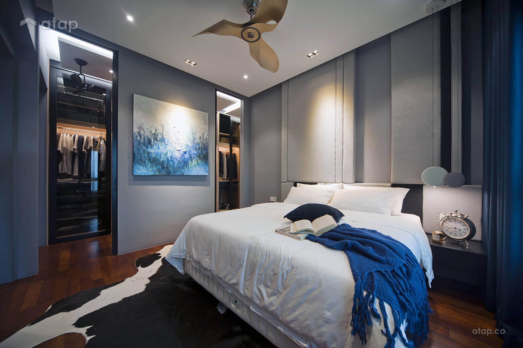 Asian Modern Bedroom condominium design ideas & photos Malaysia | Atap.co
