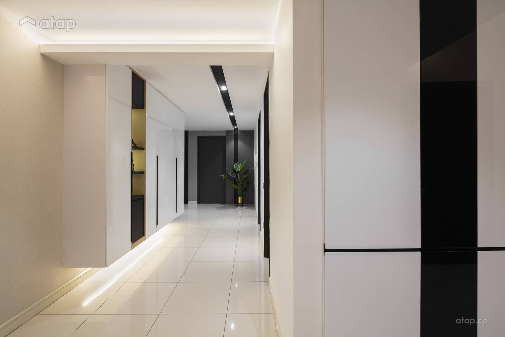 Contemporary Modern Foyer condominium design ideas & photos Malaysia ...
