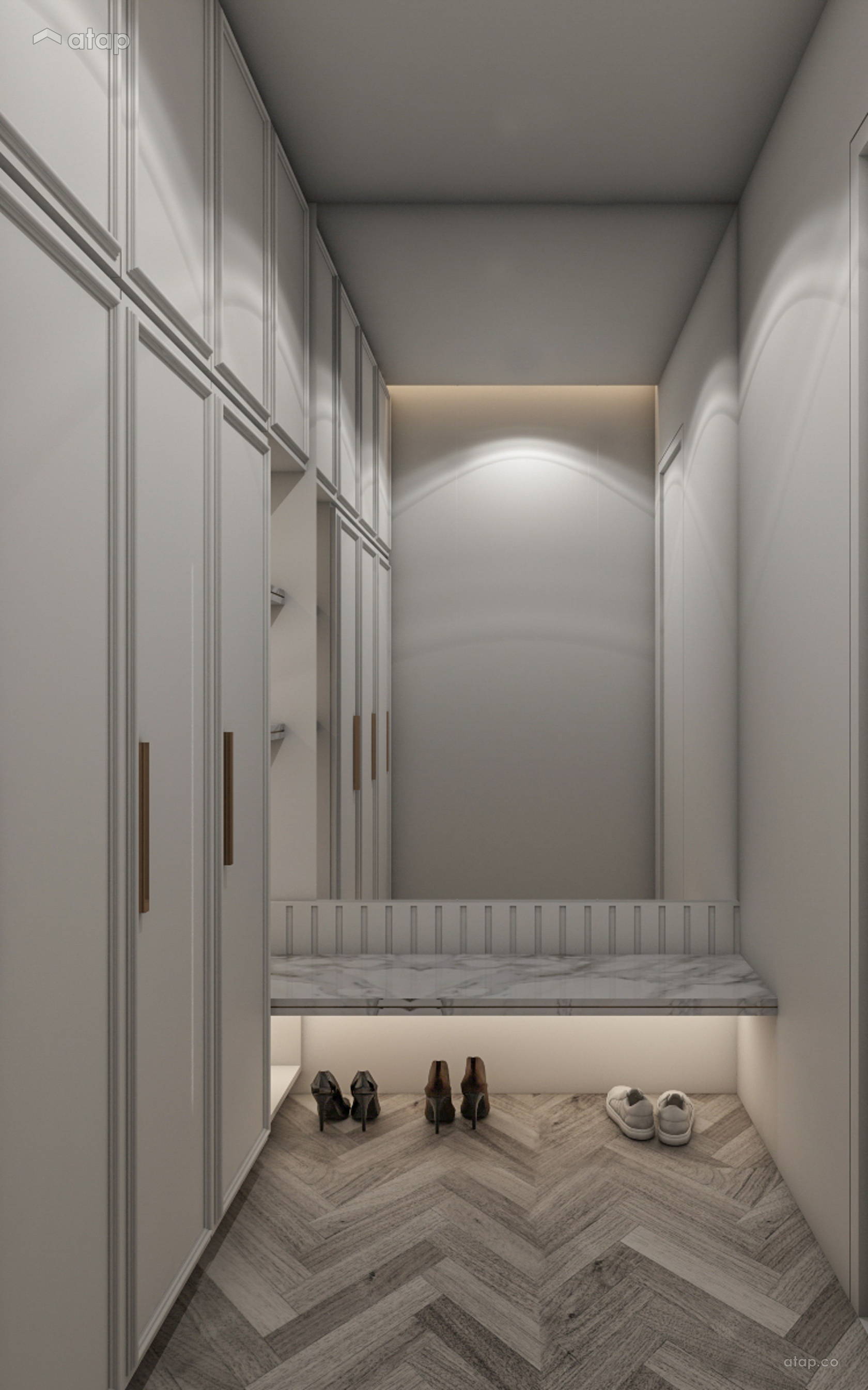 Classic Modern Foyer condominium design ideas & photos Malaysia | Atap.co