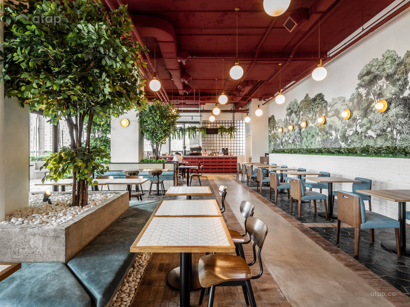 Contemporary Modern F&B skyscraper design ideas & photos Malaysia | Atap.co