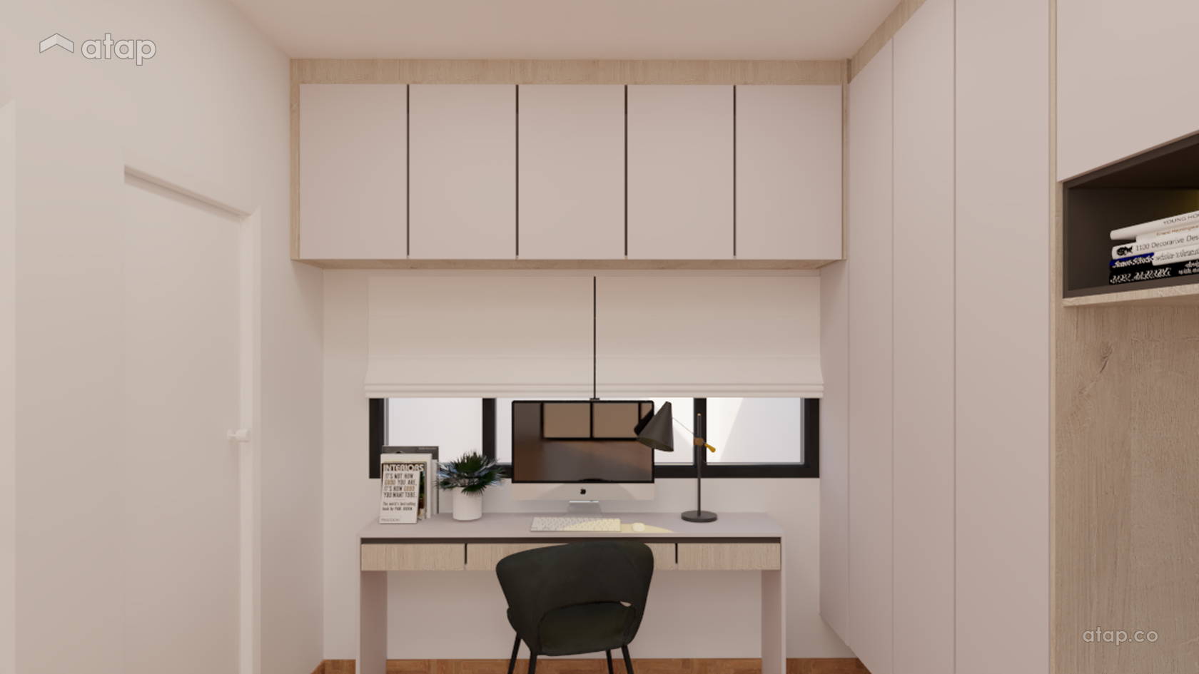 Contemporary Minimalistic Study Room terrace design ideas & photos ...