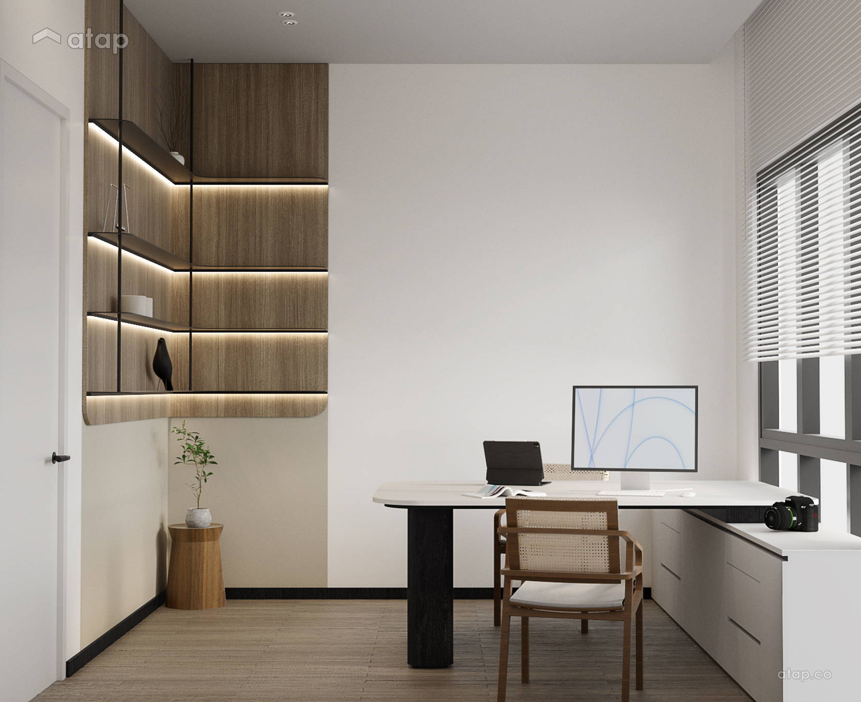 Minimalistic Modern Study Room terrace design ideas & photos Malaysia ...