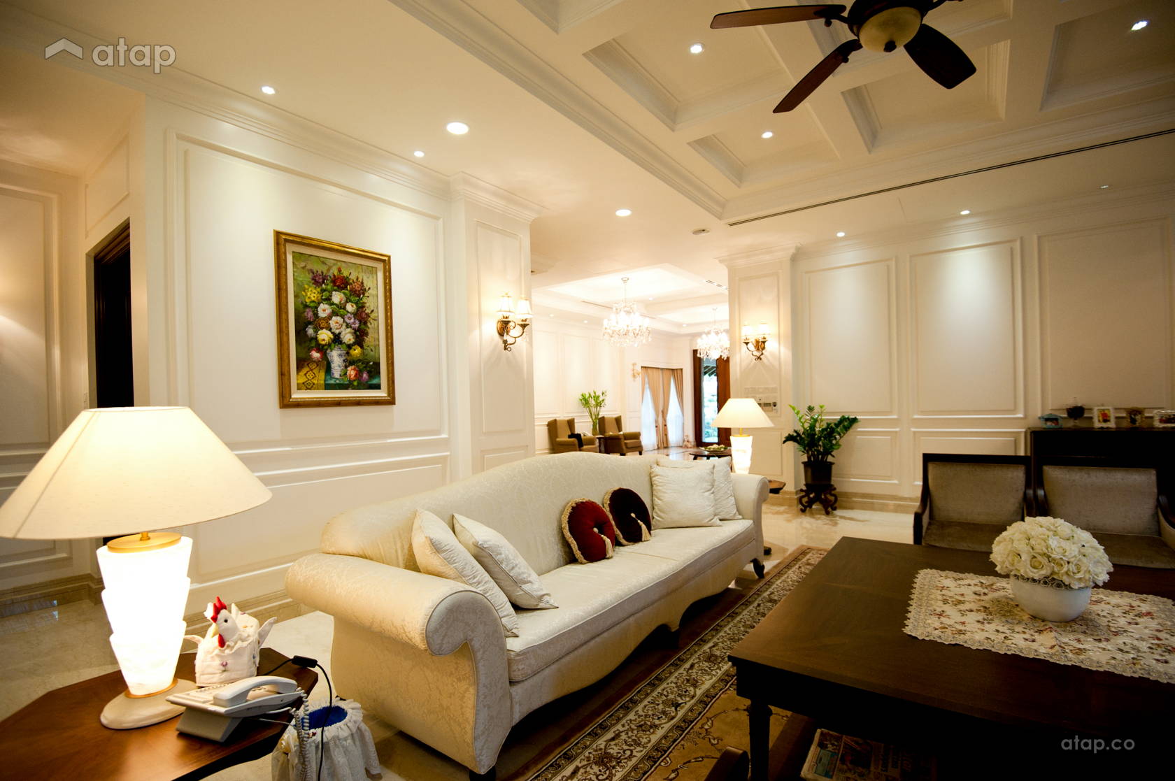 Classic Foyer Living Room bungalow design ideas & photos Malaysia | Atap.co Classic Foyer Living Room bungalow design ideas & photos Malaysia | Atap.co
