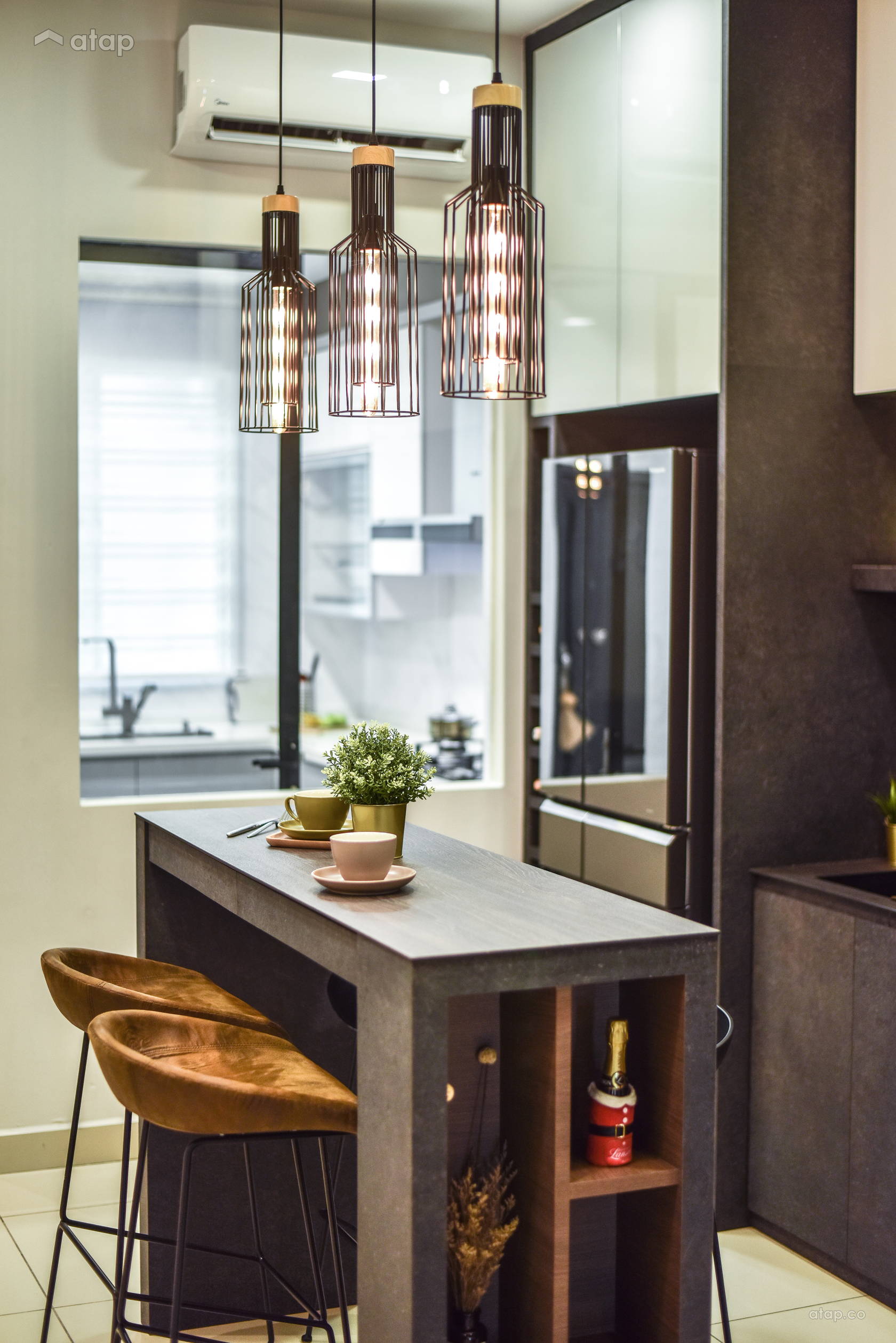 Asian Contemporary Kitchen terrace design ideas & photos Malaysia | Atap.co