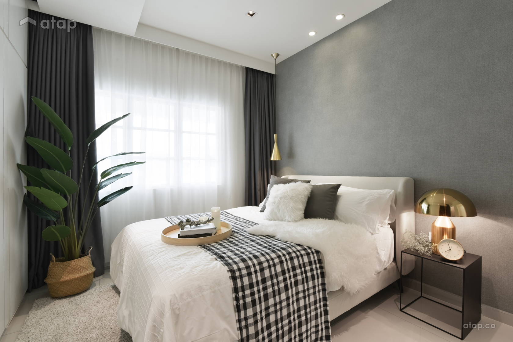 Contemporary Modern Bedroom semi-detached design ideas & photos ...