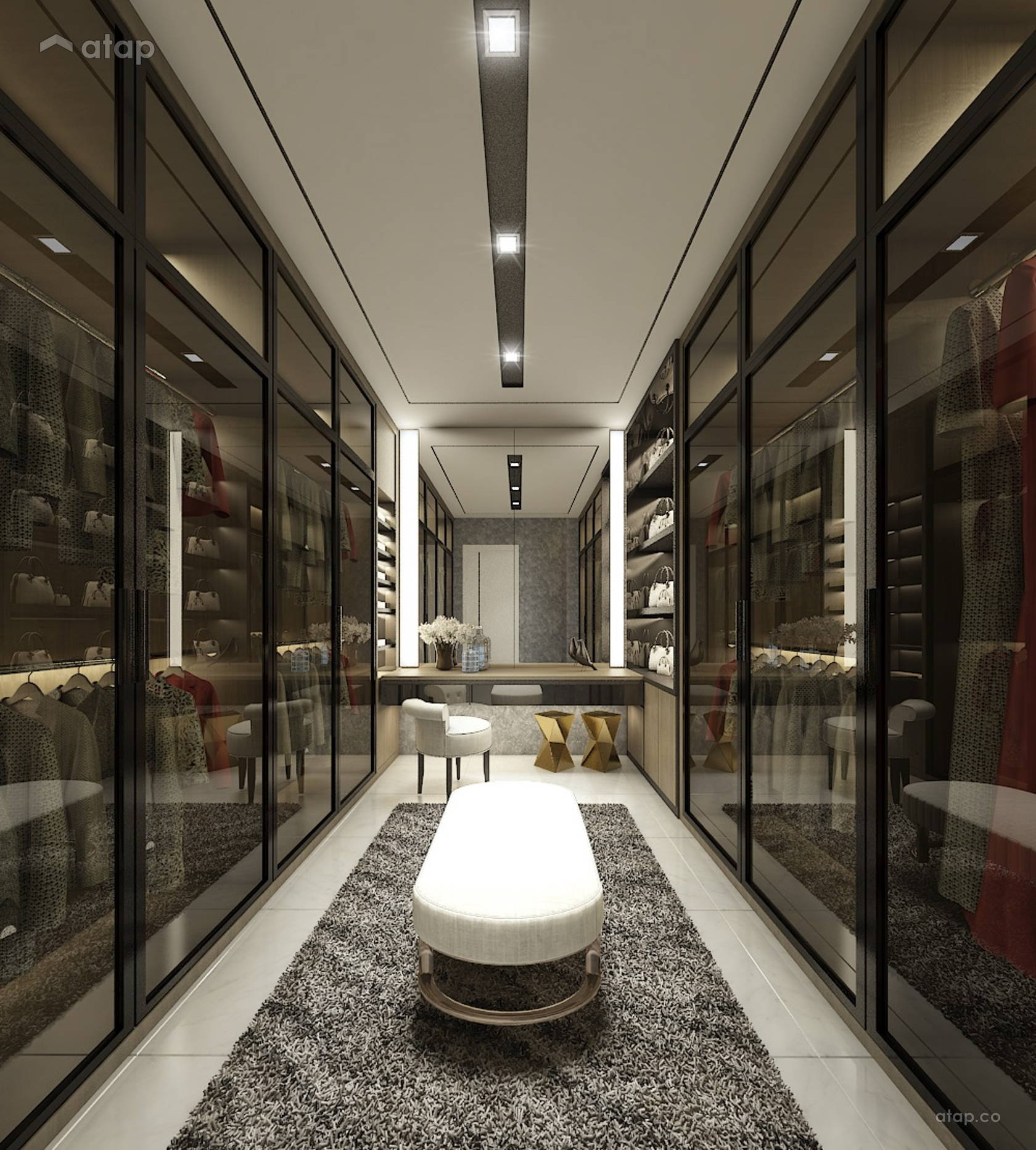 Contemporary Modern Bedroom condominium design ideas & photos Malaysia ...