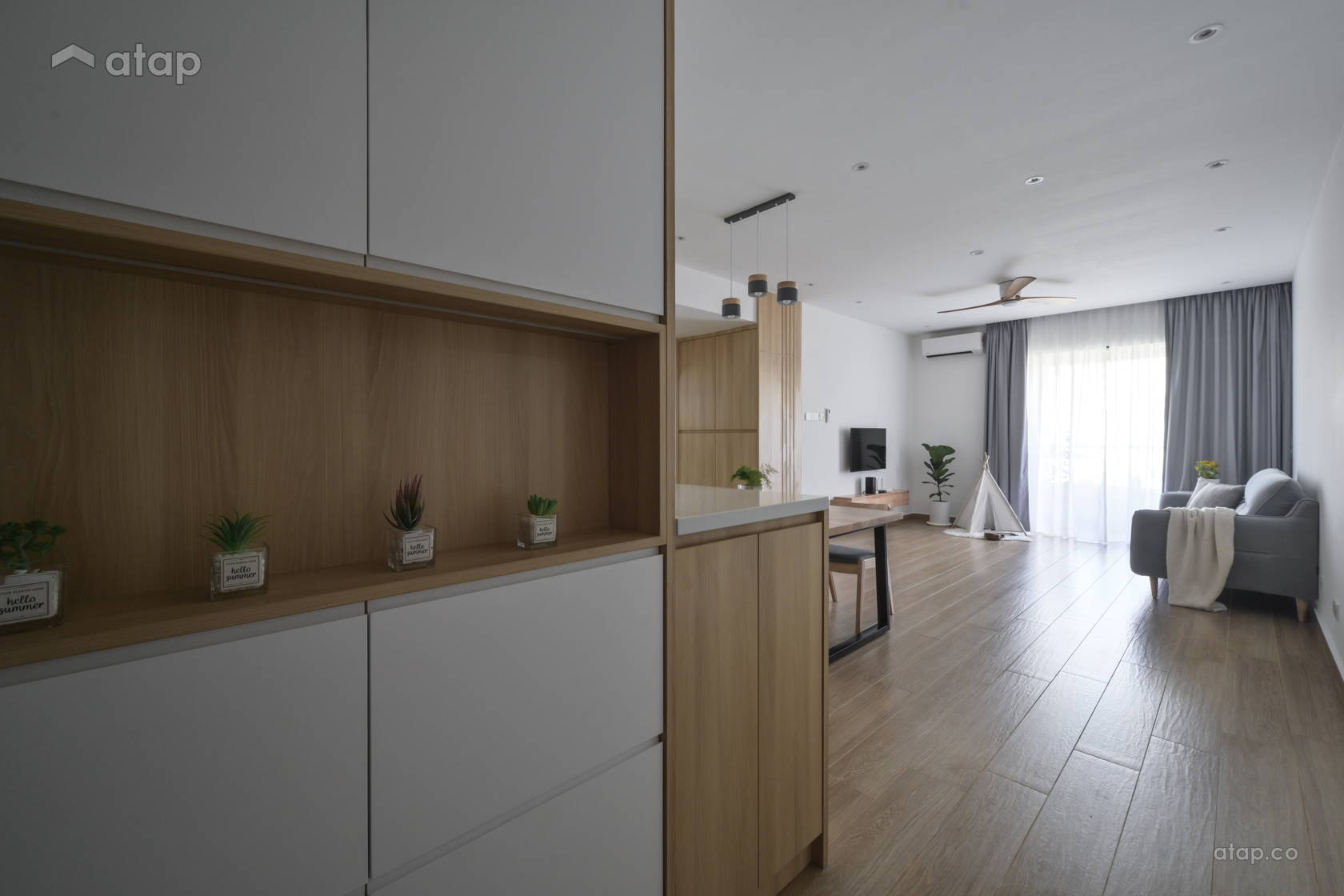 Zen Foyer condominium design ideas & photos Malaysia | Atap.co