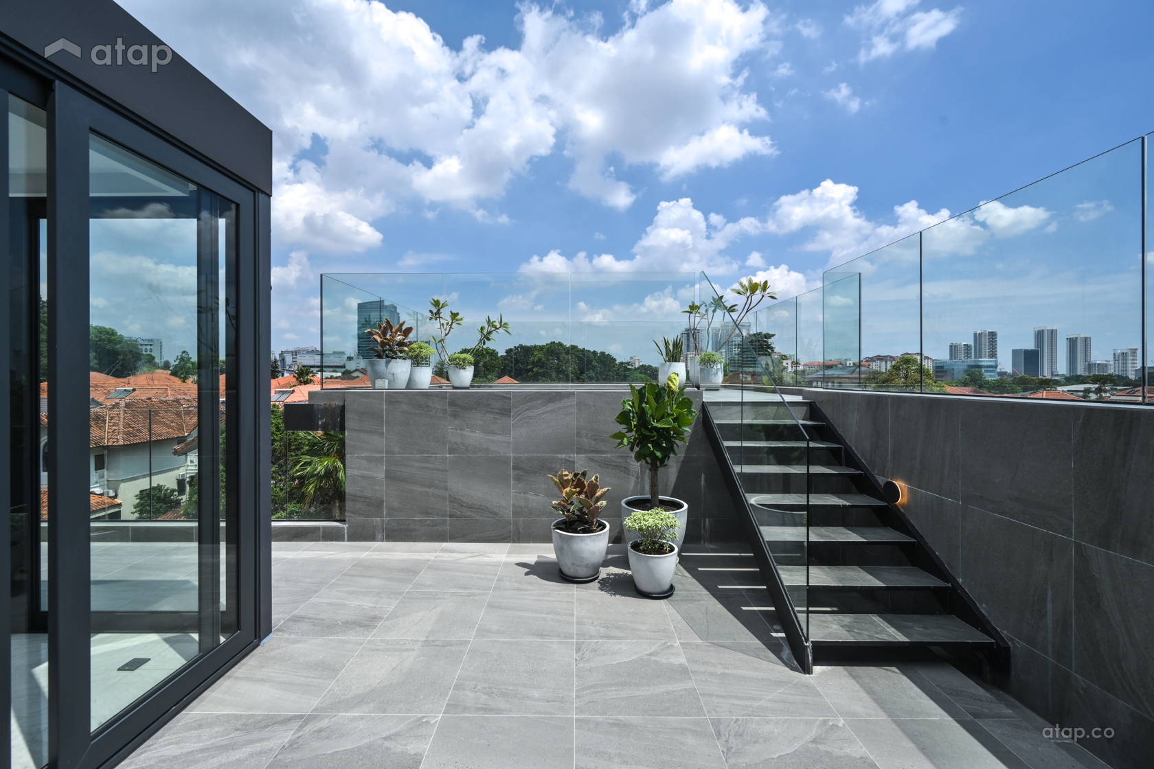 Contemporary Balcony Exterior bungalow design ideas & photos Malaysia ...