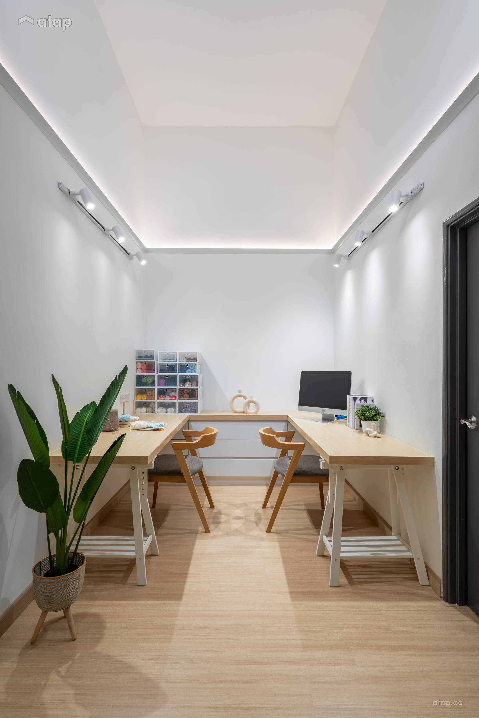 Modern Zen Study Room terrace design ideas & photos Malaysia | Atap.co