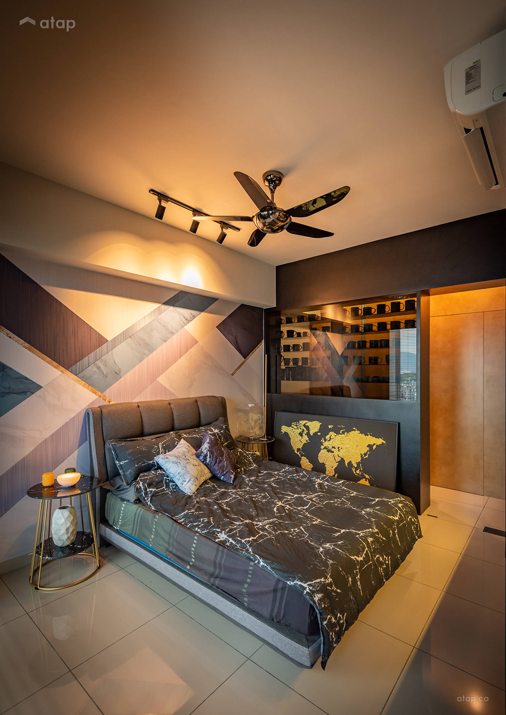 Contemporary Modern Bedroom condominium design ideas & photos Malaysia ...