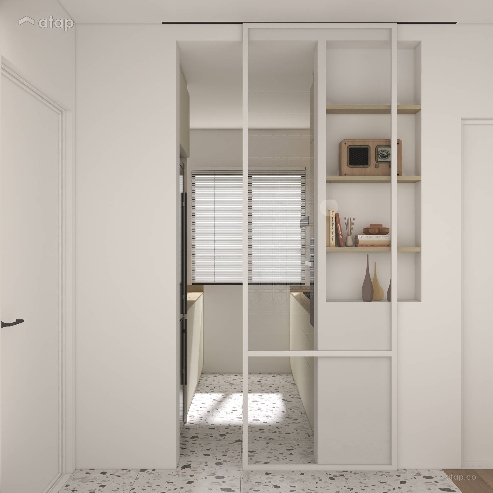 Minimalistic Kitchen condominium design ideas & photos Malaysia | Atap.co