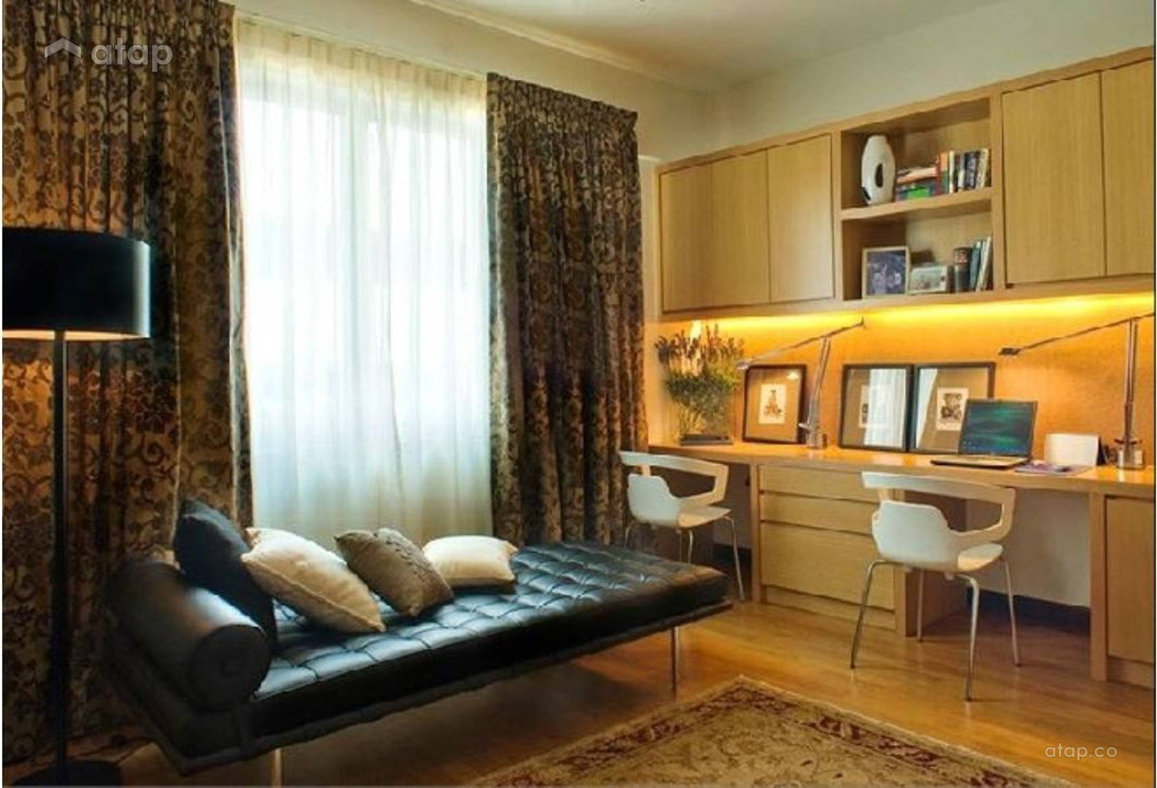 Asian Study Room condominium design ideas & photos Malaysia | Atap.co