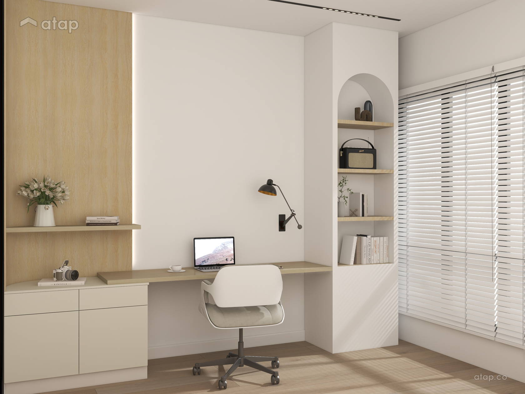 Minimalistic Study Room condominium design ideas & photos Malaysia ...