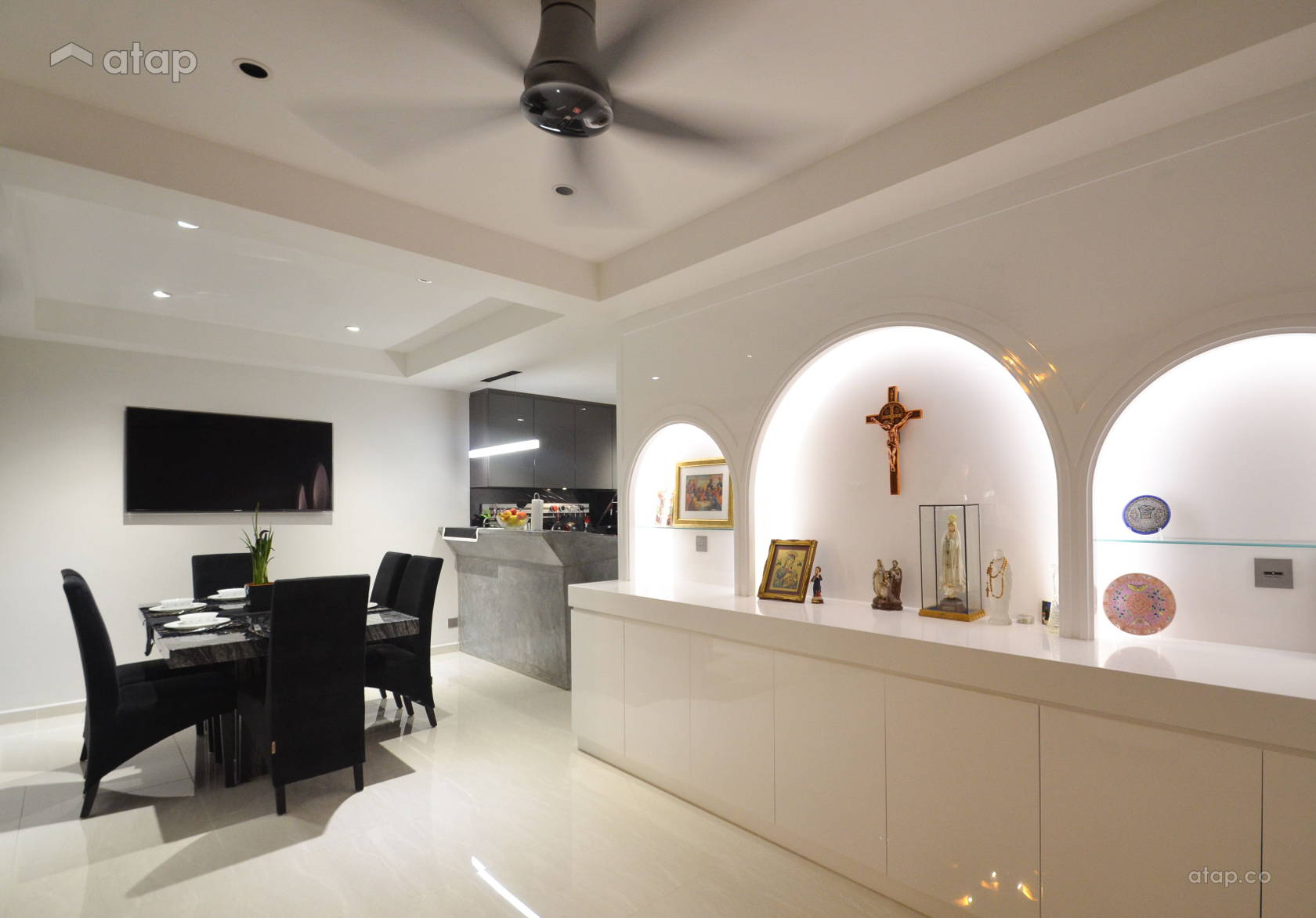 Contemporary Modern Family Room terrace design ideas & photos Malaysia ...