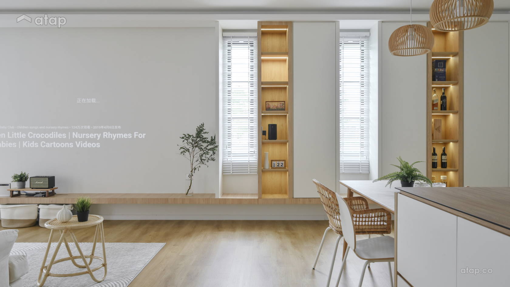 Minimalistic Living Room terrace design ideas & photos Malaysia | Atap.co