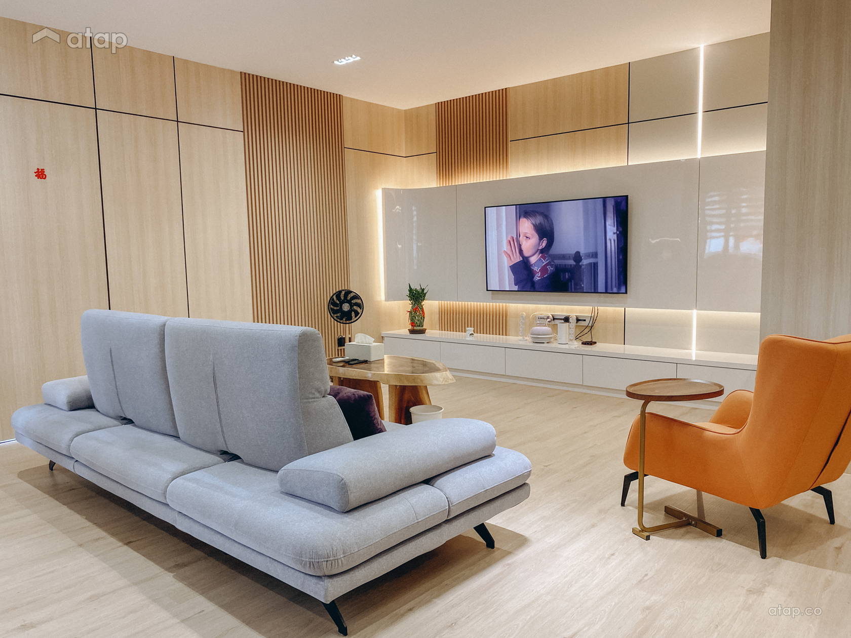 Minimalistic Living Room semi-detached design ideas & photos Malaysia ...