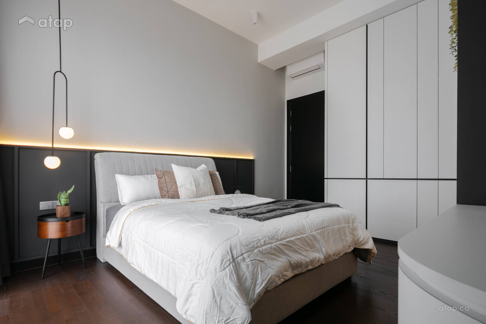 Contemporary Modern Bedroom condominium design ideas & photos Malaysia ...