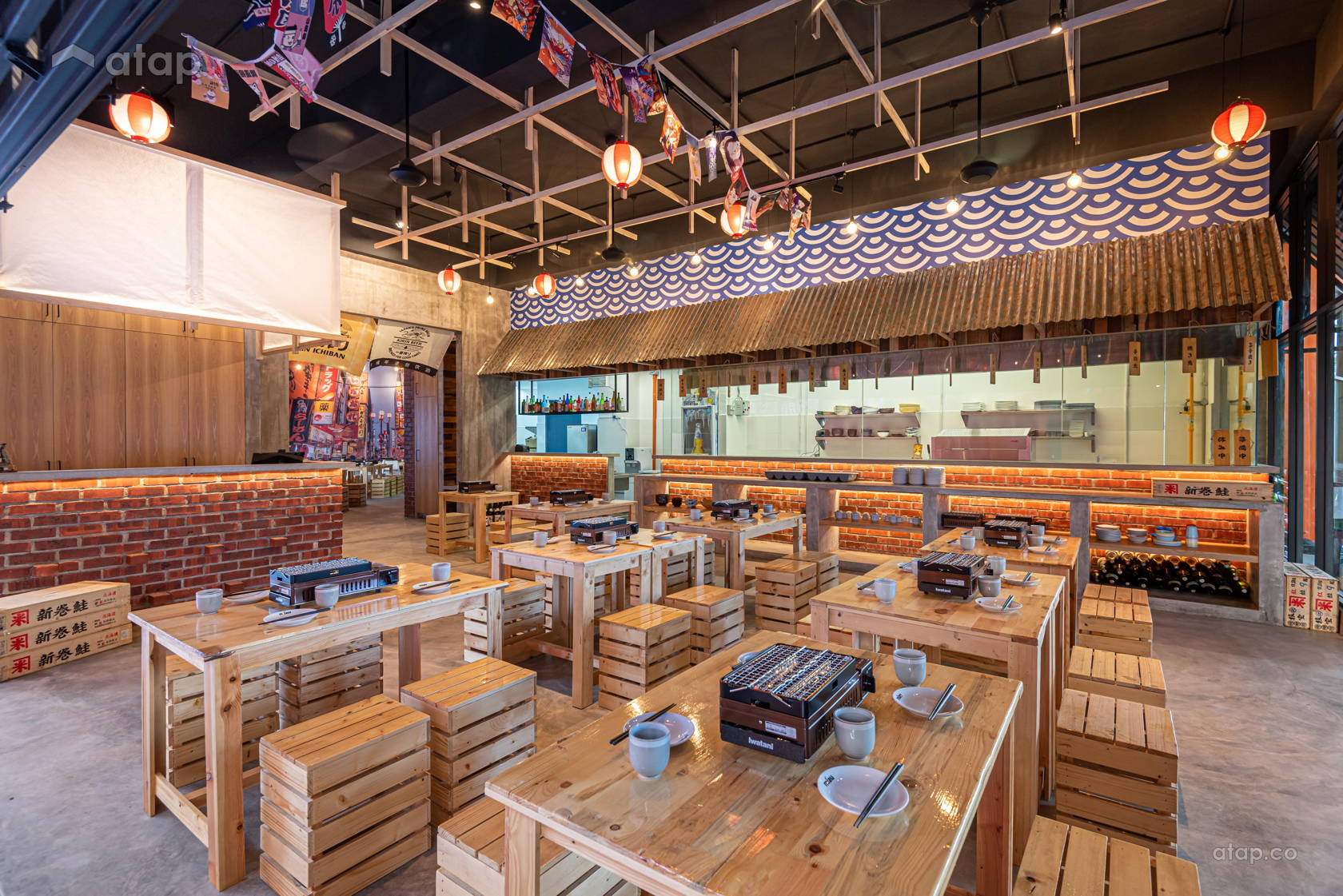 Asian Rustic F&B Retail shophouse design ideas & photos Malaysia | Atap.co