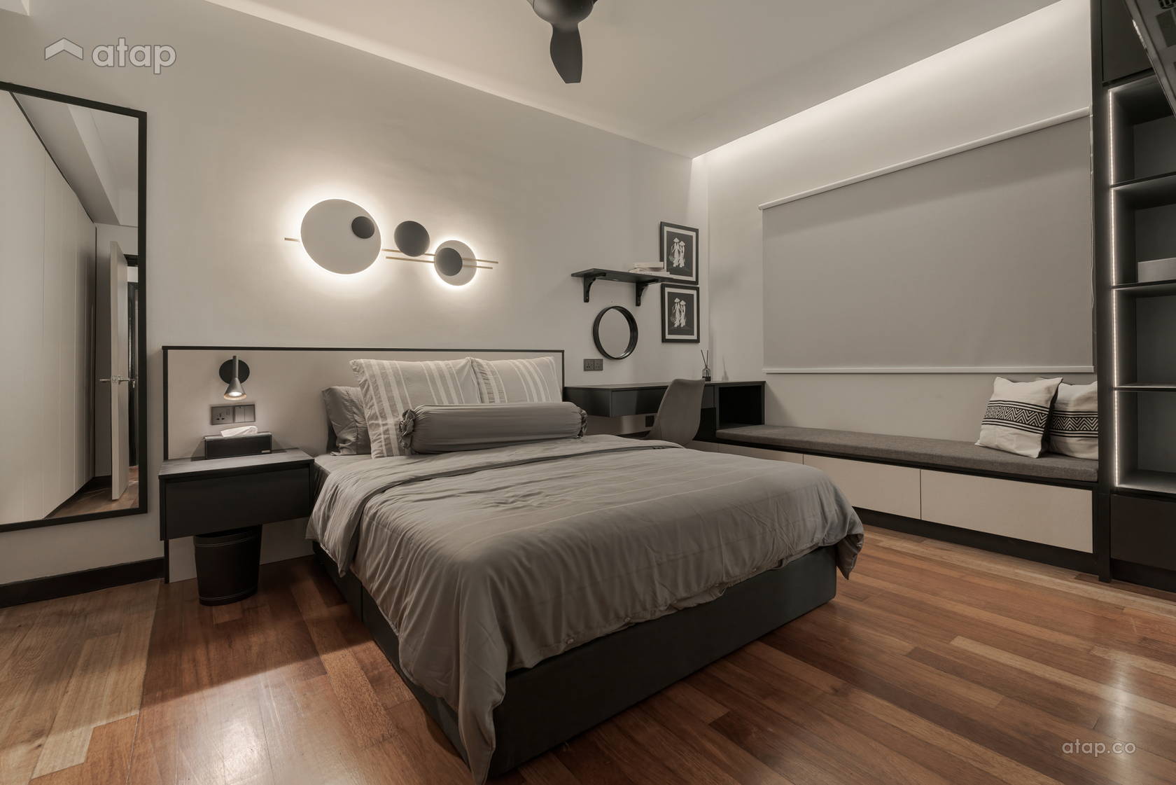 Contemporary Modern Bedroom condominium design ideas & photos Malaysia ...