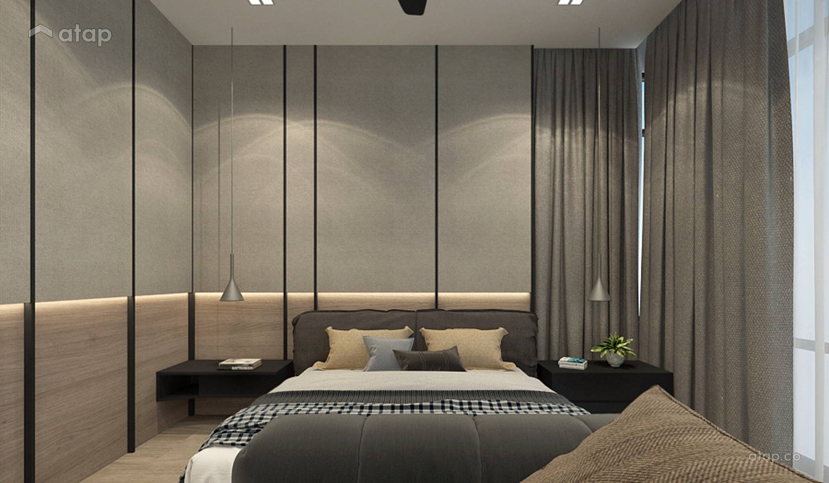 Contemporary Modern Bedroom bungalow design ideas & photos Malaysia ...
